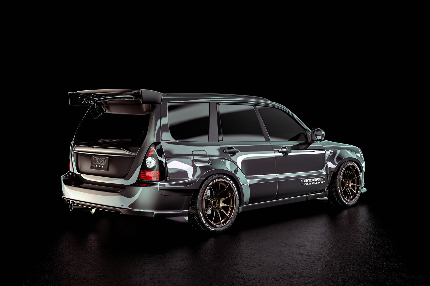 FENDERIST SPEC S Fender Flares Set / Wide Body Kit Ver.2 SUBARU ...