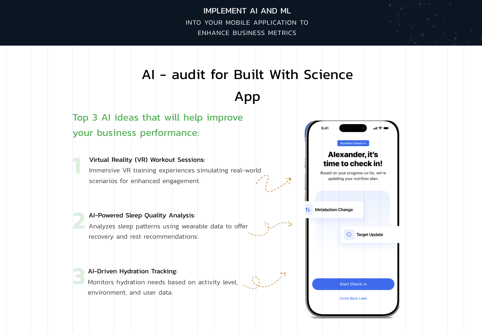 AI - audit for Built With Science