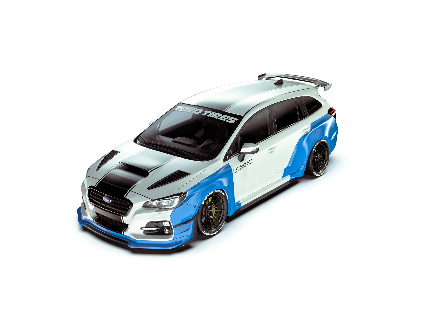 Full FENDERIST SPEC S kit / WIDE BODY KIT Subaru Levorg 14-17