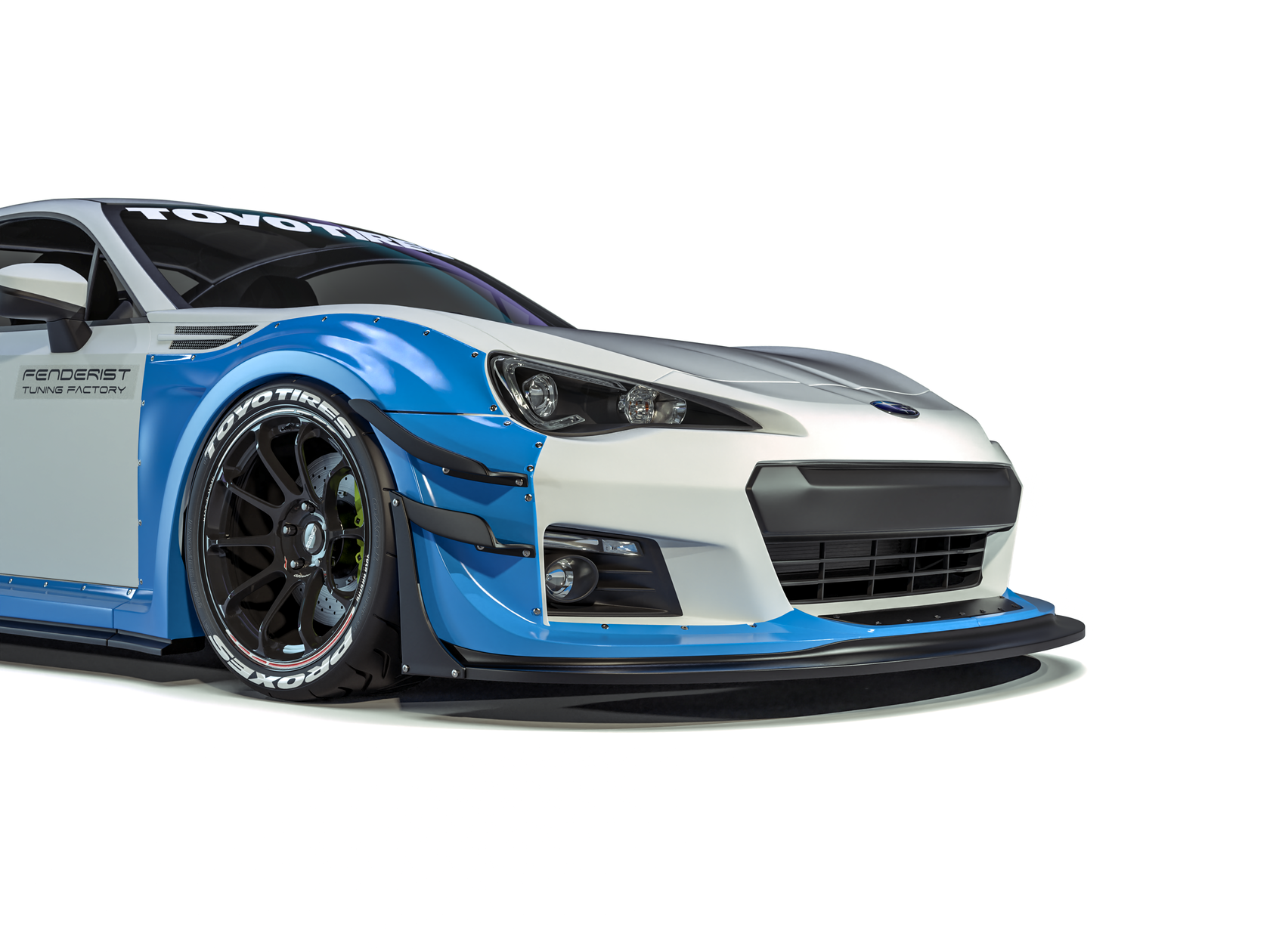 Full FENDERIST SPEC R kit / WIDE BODY KIT SUBARU BRZ 2011-2017