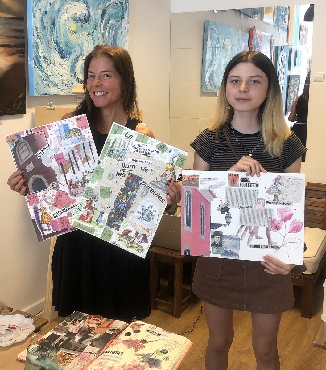 Art Collage Workshop for Beginners | ArtZone - Art Studio in Lisbon