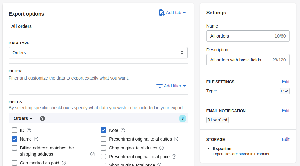 Shopify Data Export: How to Export Any Shopify Data to CSV/EXCEL?