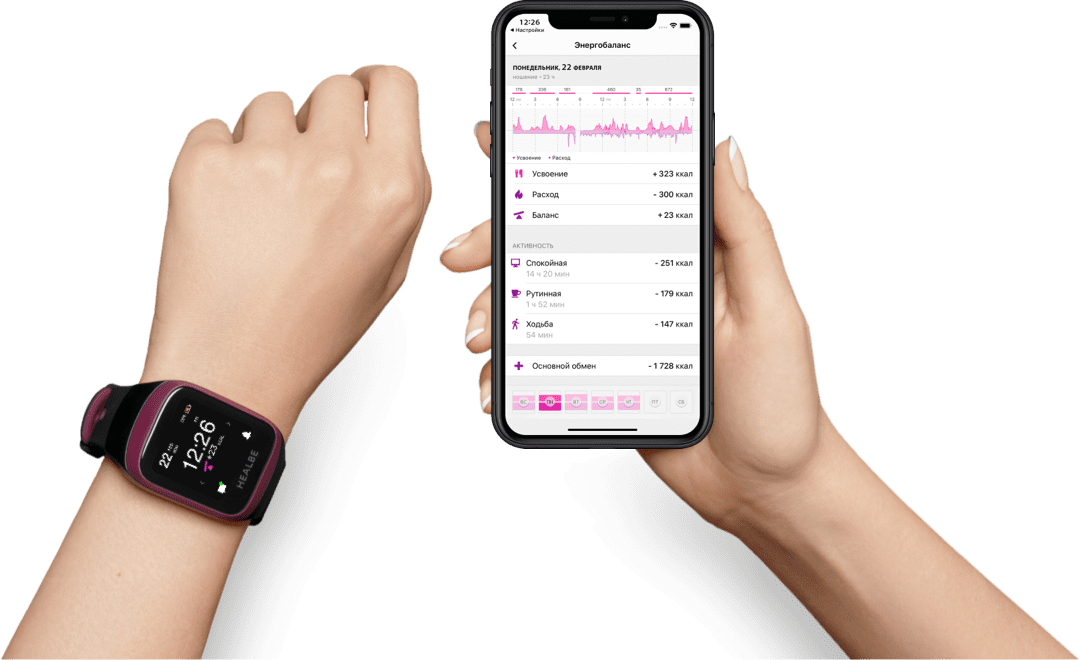 HEALBE | Контроль питания без дневников и ручных подсчётов