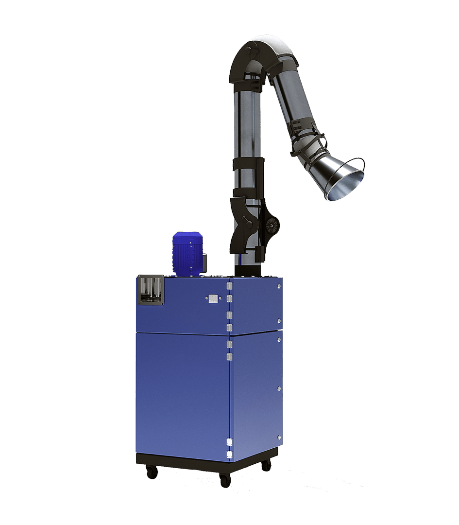 Passat Non-Automatic Mobile Dust Collector With Exhaust Device
