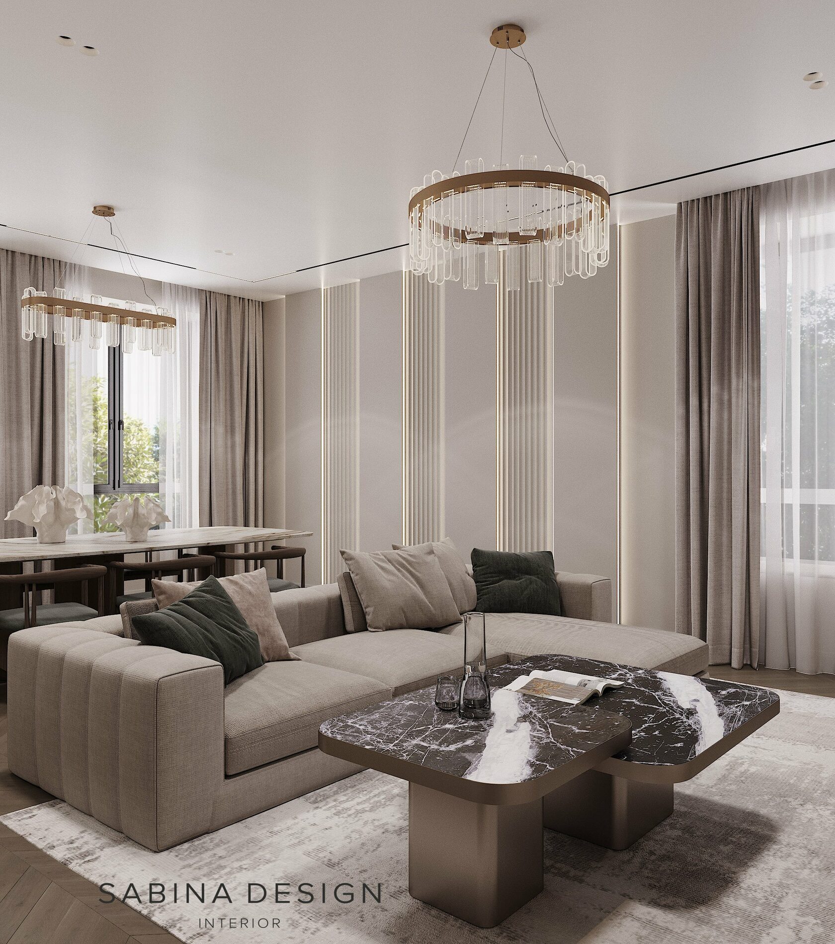 Топовые дизайн проекты от SABINA DESIGN