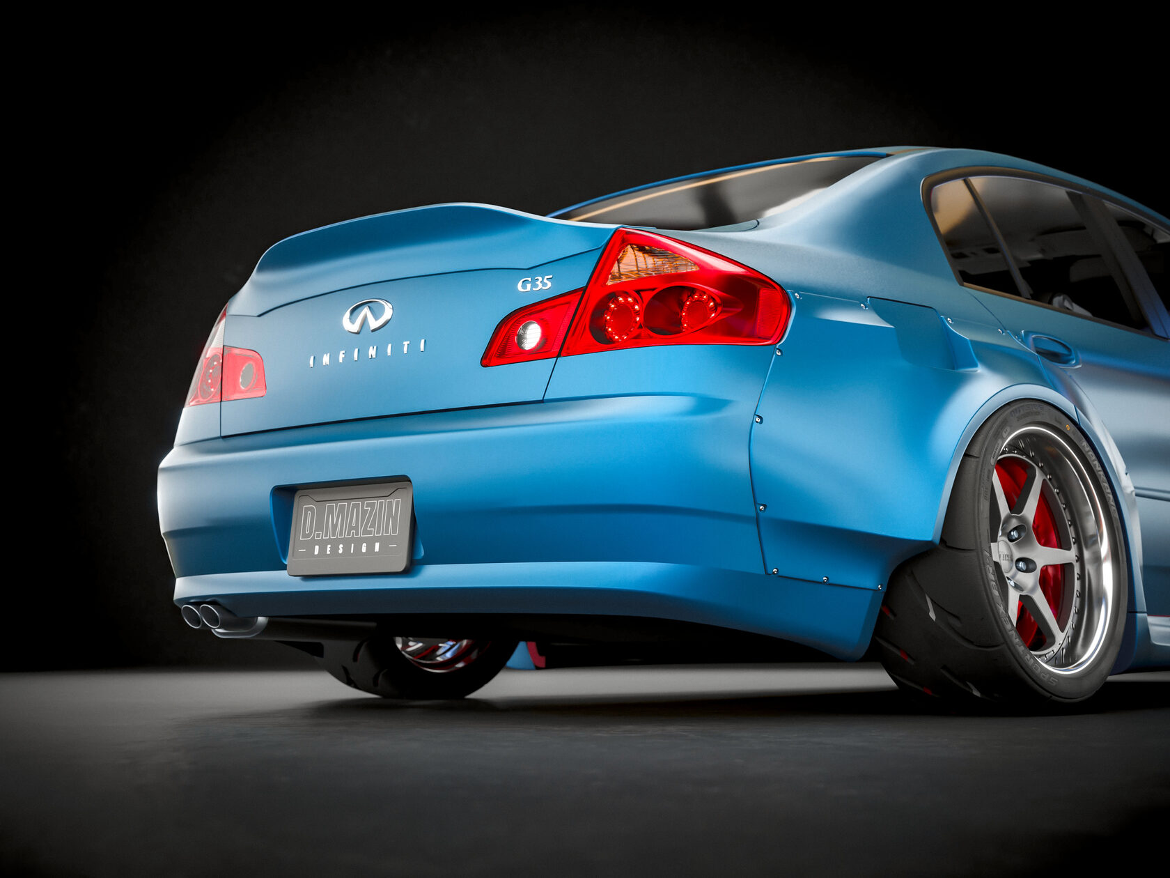FENDERIST SPEC S Full Set / WIDE BODY KIT INFINITI G35 / NISSAN SKYLINE ...