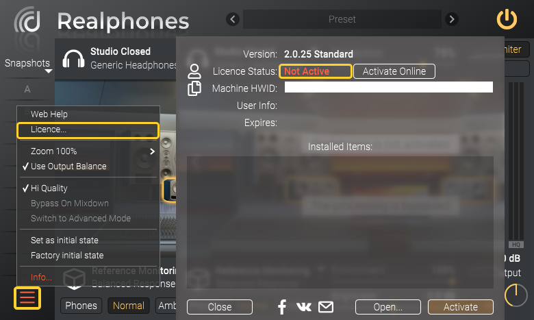 dSONIQ Realphones User's Guide