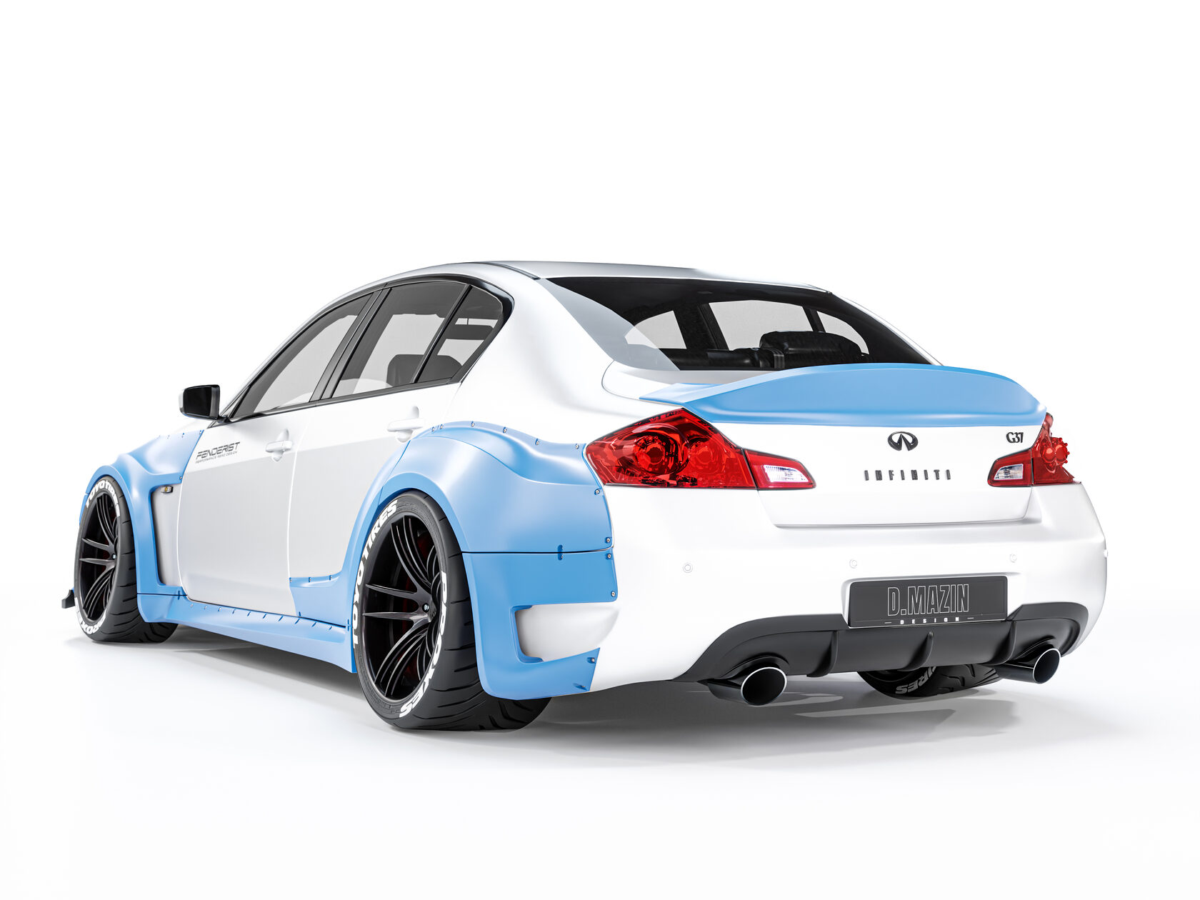 Full Street Set / WIDE BODY KIT INFINITI G37 / NISSAN SKYLINE V36 2007-2010