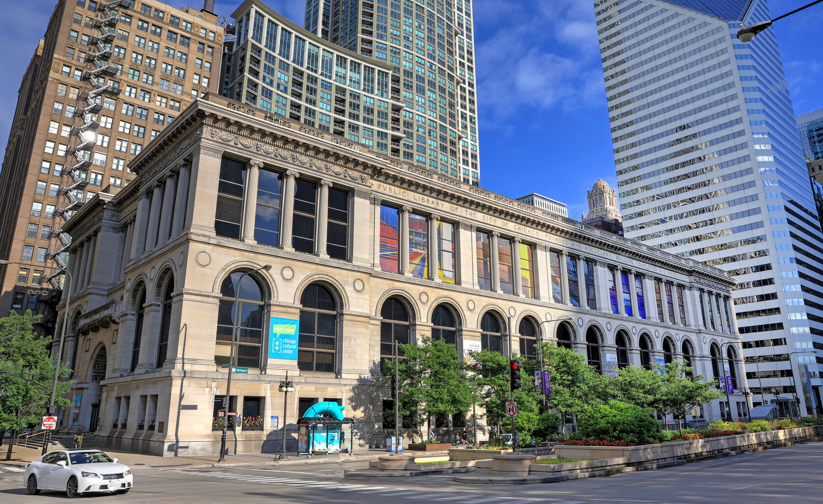 Chicago Cultural Center: a historic landmark building in the Loop area