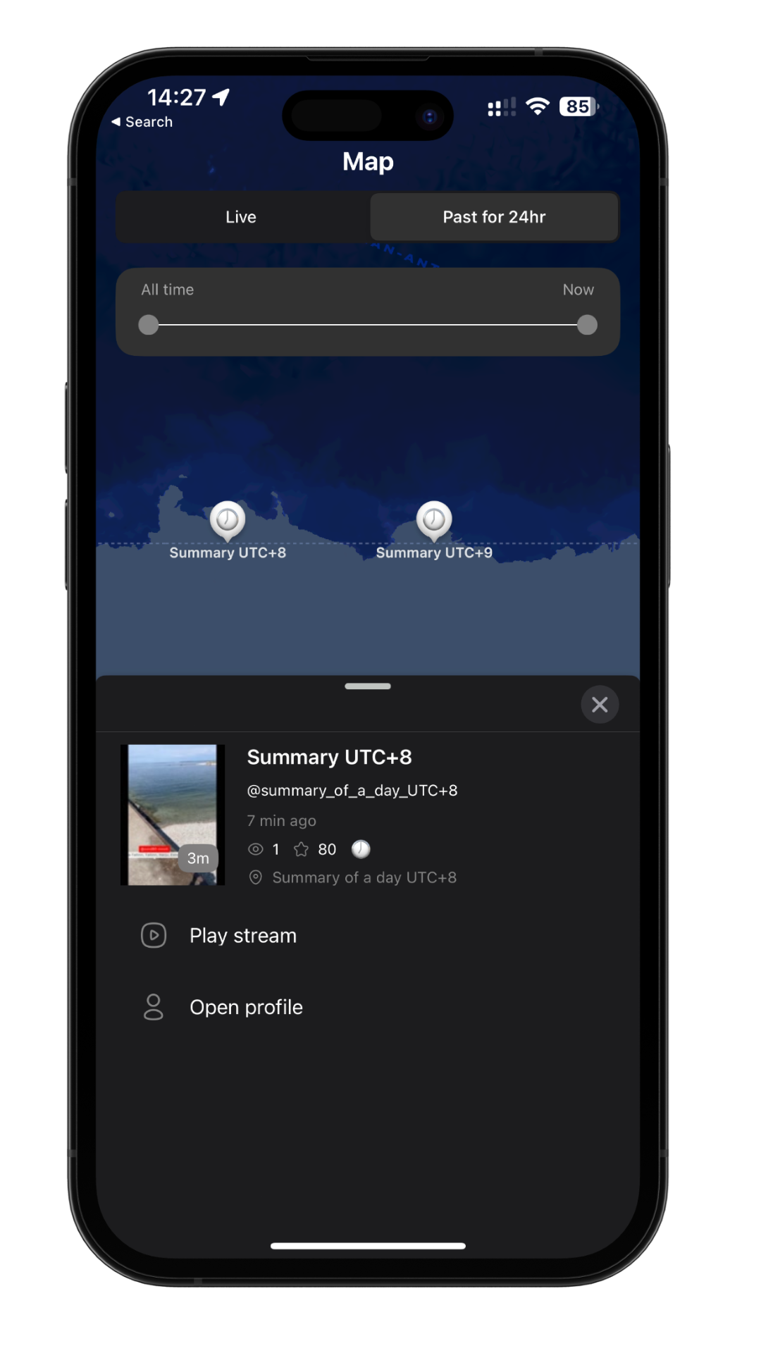 mmnt - YOU ARE THE MEDIA. Trusted live streams from the whole world.