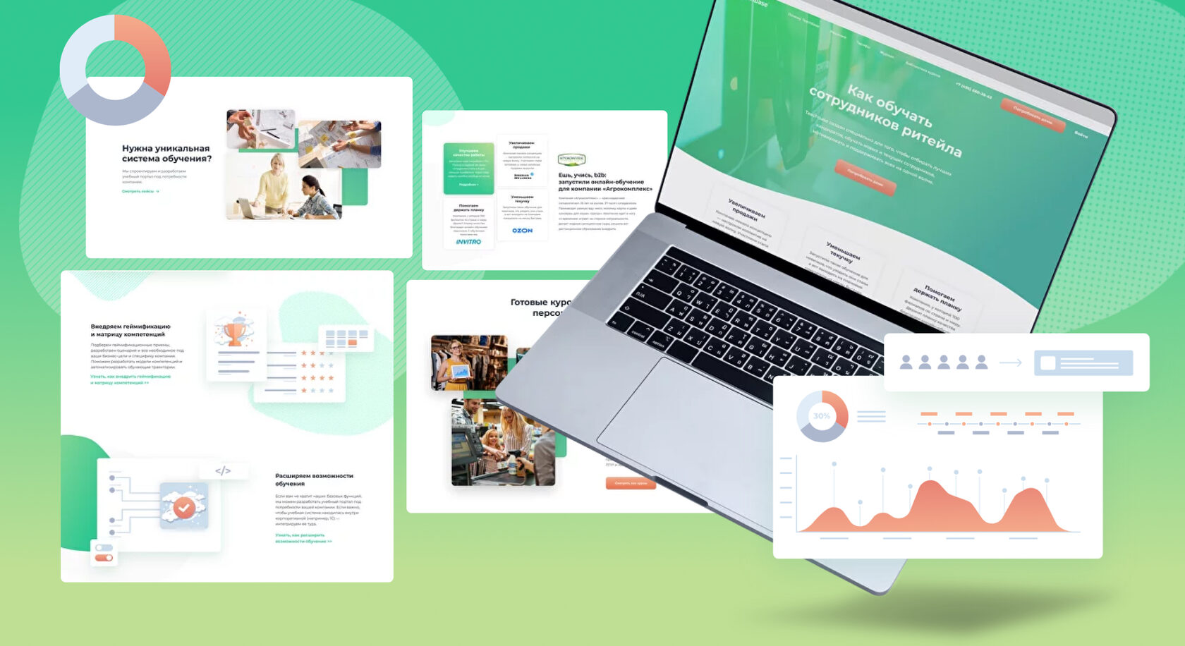 Сайт для системы дистанционного обучения Teachbase