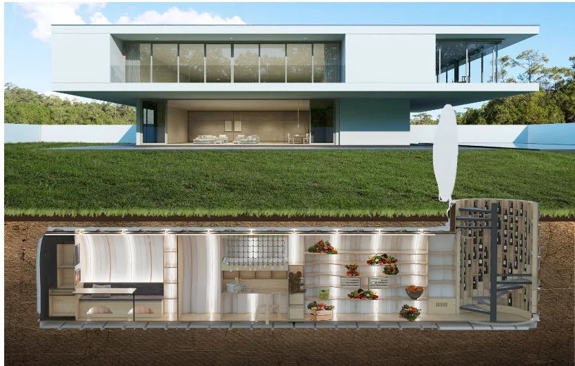 Bunker a vendre en France ᐉ Construction de bunkers souterrains modernes