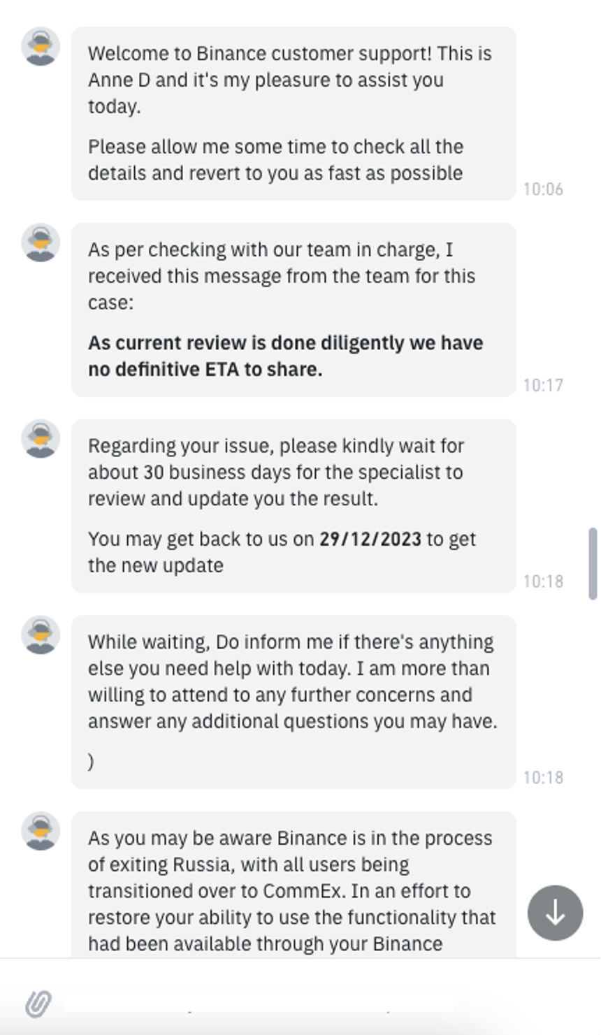 The exchange blocked me: what did I do and what should I do?
