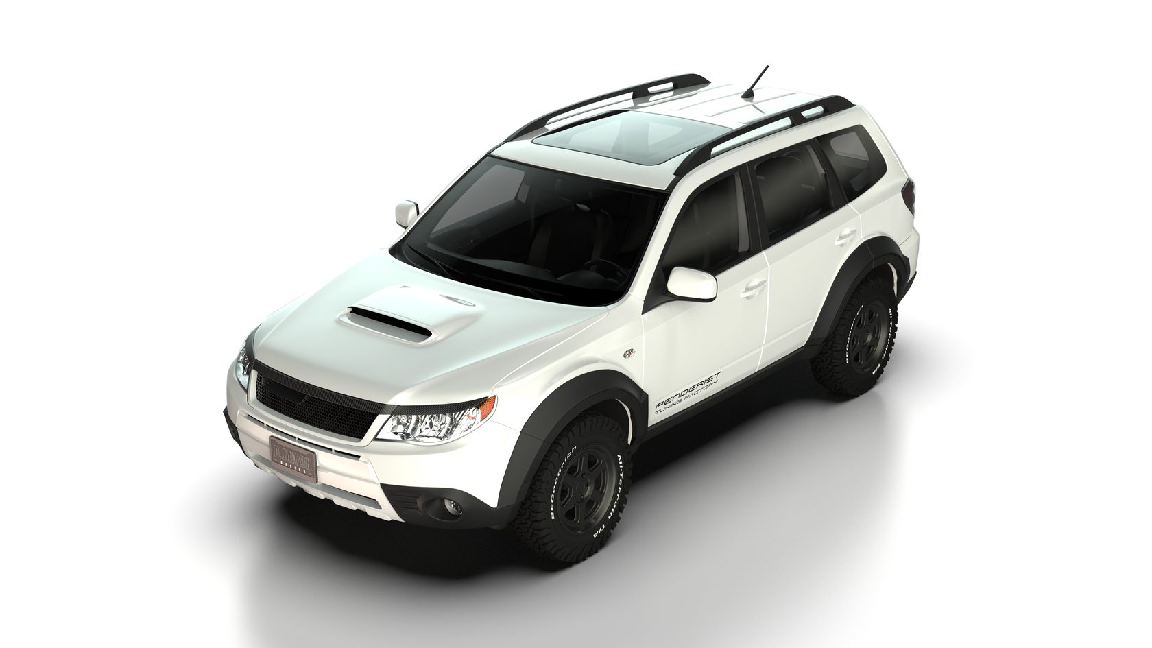 Rear mid spoiler Active VacationSUBARU FORESTER SH 07-14