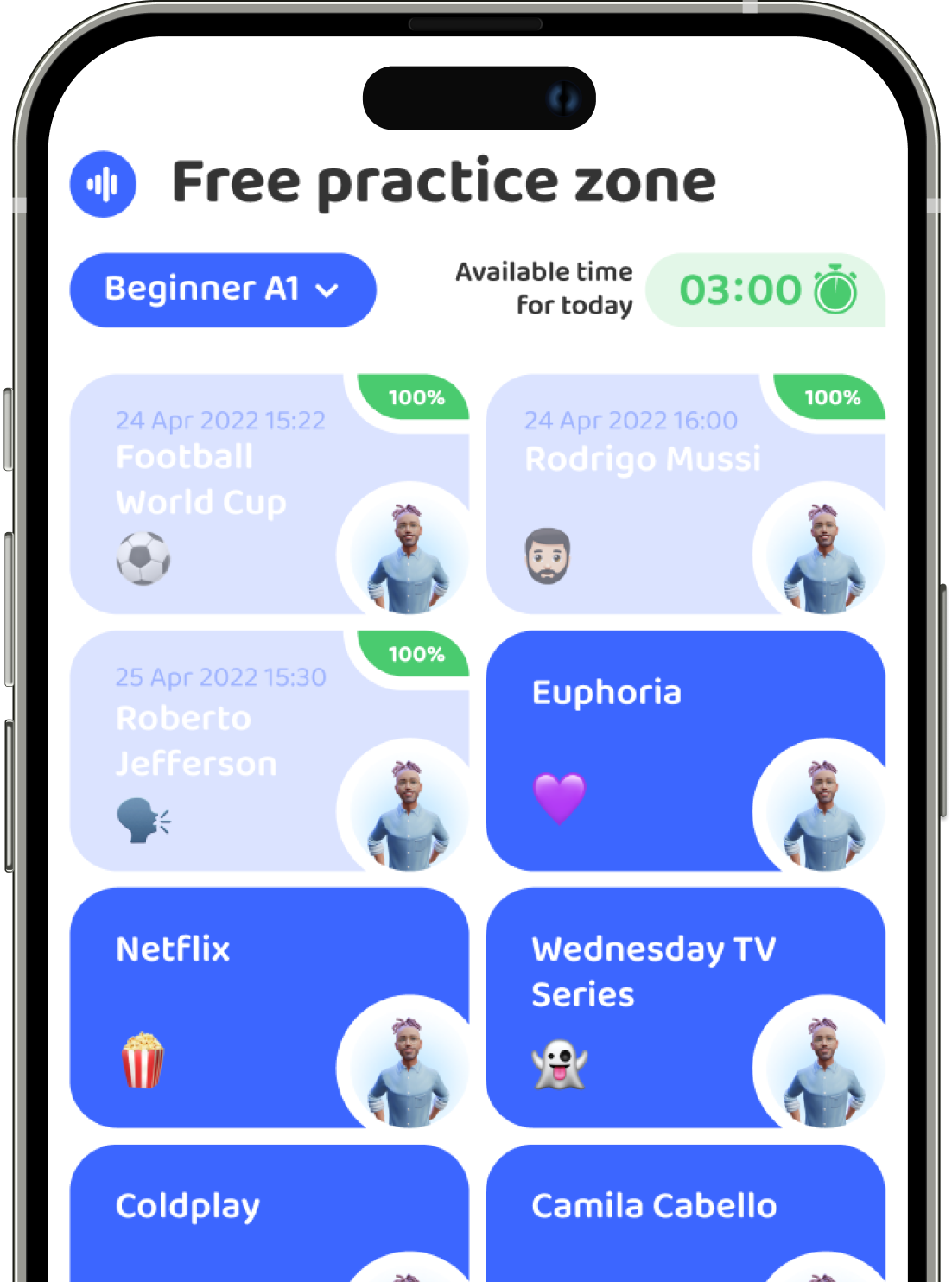 Praktika — Immersive language learning app with generative AI Avatars