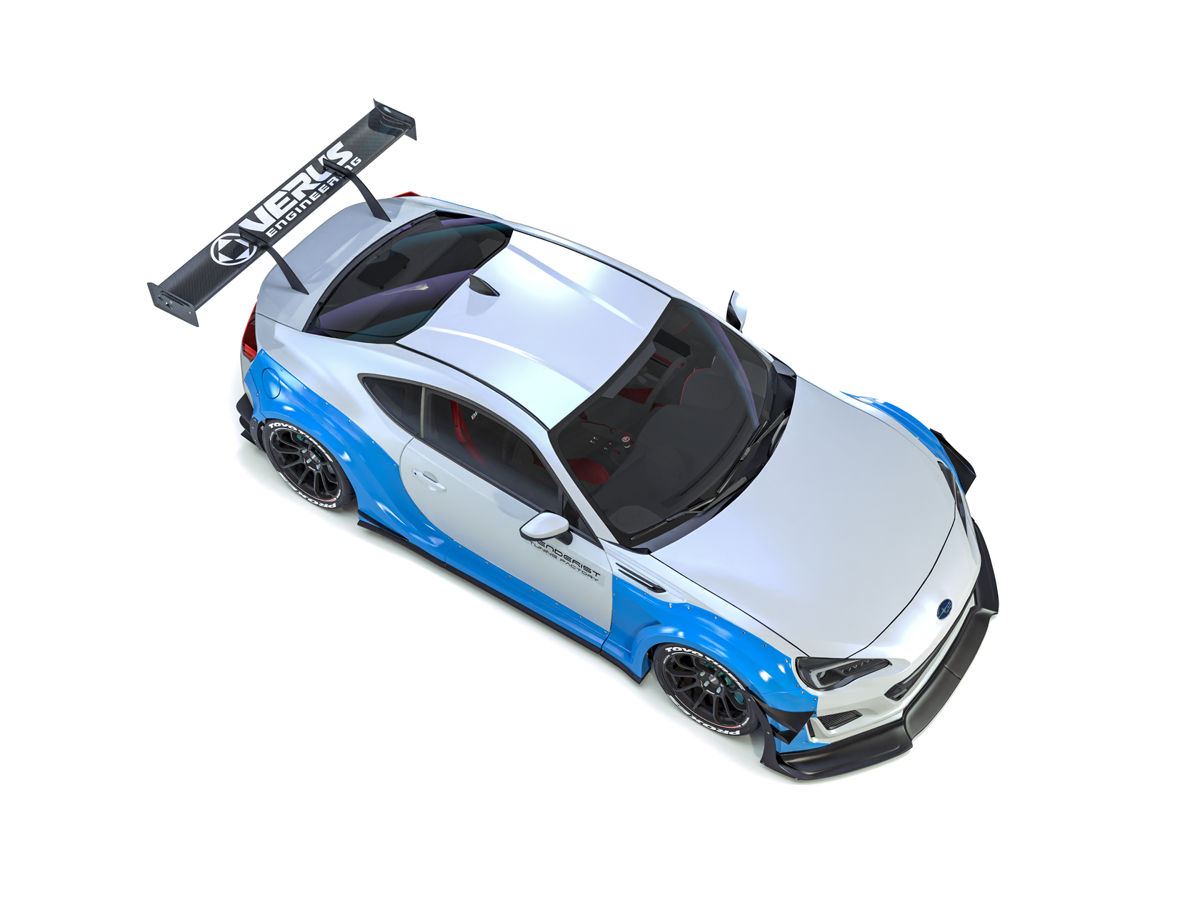 Full FENDERIST SPEC R kit / WIDE BODY KIT SUBARU BRZ 2017-2020