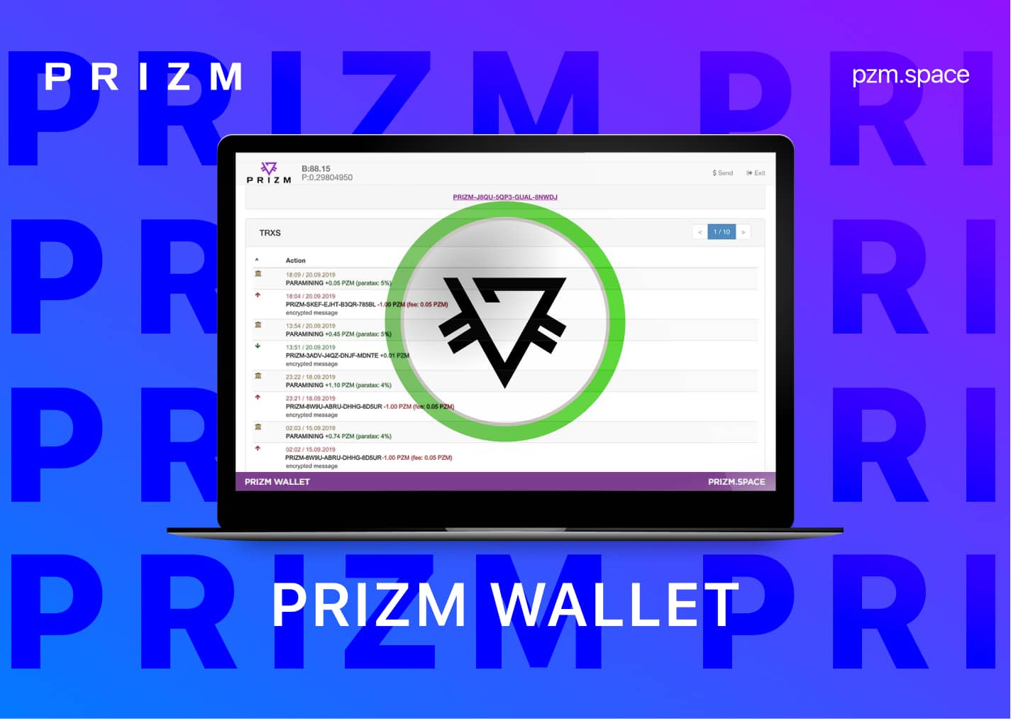 Prizm Space | Prizm wallet | PRIZM